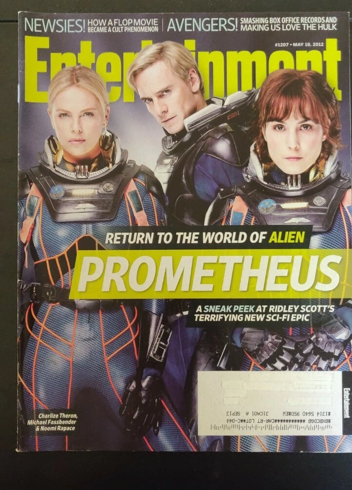 Michael Fassbender Charlize Theron Prometheus