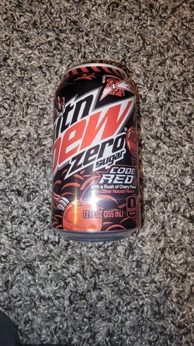 Mountain Dew Zero Sugar Code Red 12oz Can | eBay