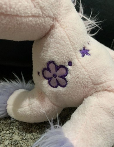 Circo Target Pink Purple Big Unicorn Soft Toy Plush Vintage Floral ...