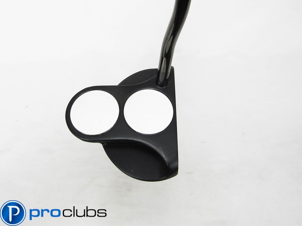 Tour Issue! ODYSSEY WHITE HOT OG 2-BALL CUSTOM BLACK PUTTER 35" w/ TOUR ...