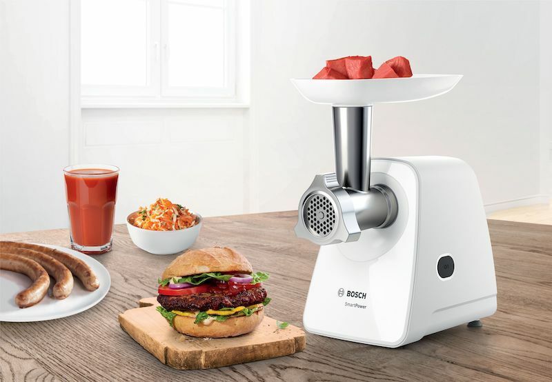 BOSCH MFW2517W ELECTRIC MEAT MINCER SHREDDER 3 GRATERS, 2 SCREENS ...
