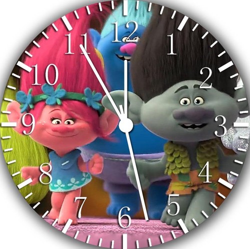 Trolls Frameless Borderless Wall Clock For Gifts or Home Decor E396 ...