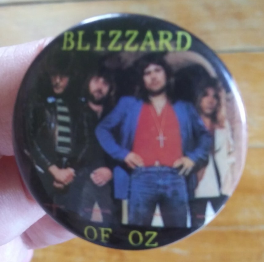 Vintage 1983 ~ Ozzy Osbourne ~ BLIZZARD OF OZ ~ Pin Pinback Button ...