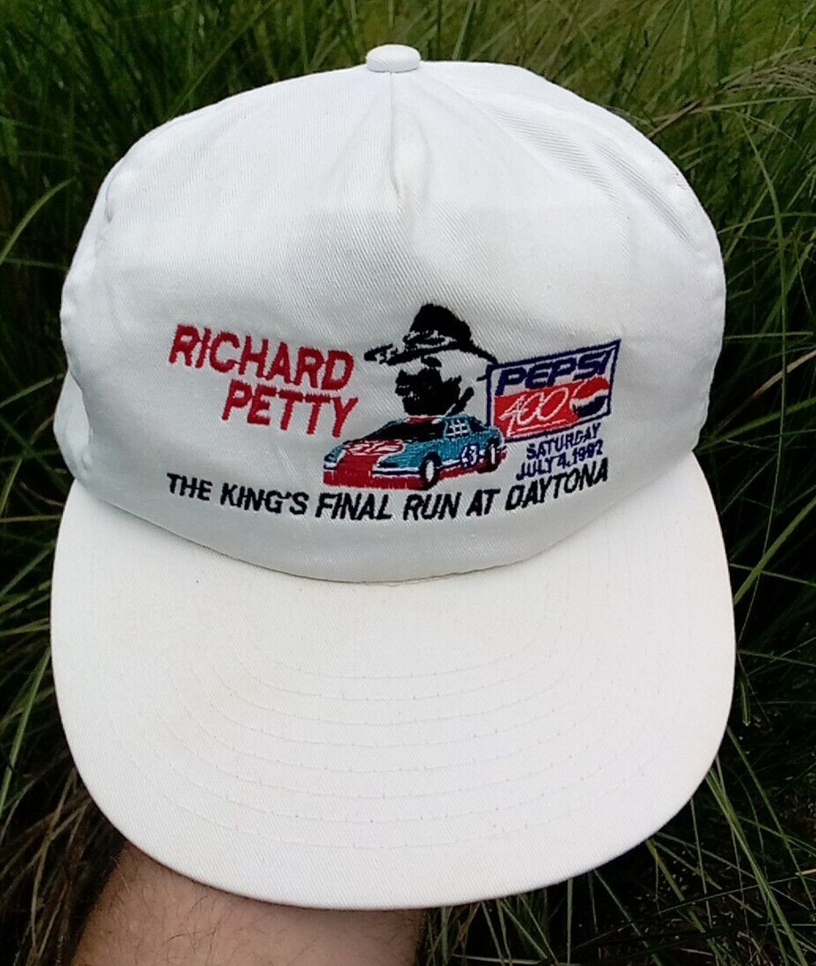 Vintage 1992 Pepsi 400 Daytona NASCAR Hat Racing Cap … - Gem