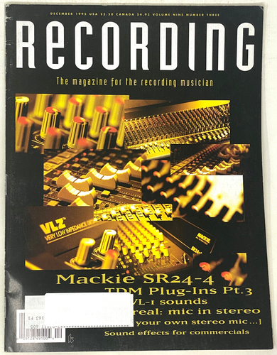 Home & Studio RECORDING Magazine - December 1995 | eBay