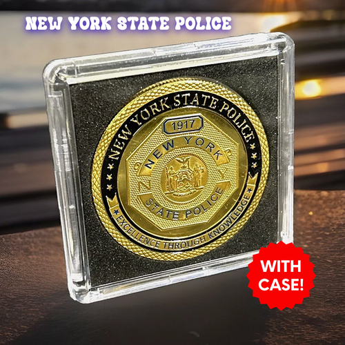 NEW YORK STATE POLICE NYSP Challenge Coin INCLUDES CASE! | eBay