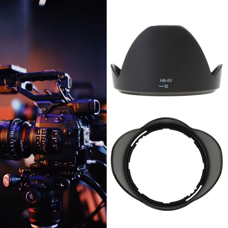 Camera Lens Shade HB63 Floral Buckle Camera Lens Cap for D750 D600 D610 ...