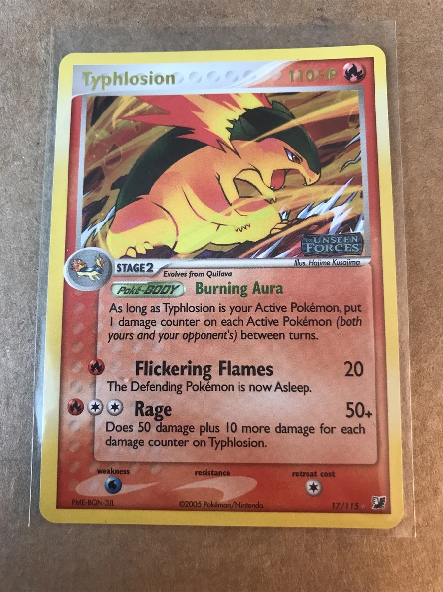 Typhlosion Card Ex