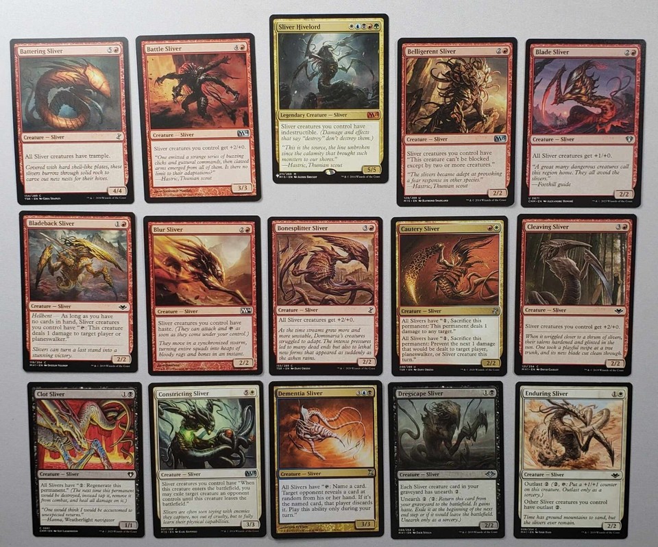 MTG Commander Sliver Hivelord Five Color Slivers EDH Deck with Rares | eBay