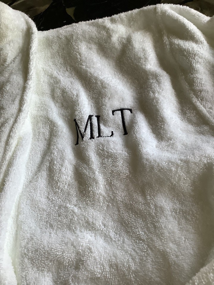 LUXOR LINENS White 100 Percent Egyptian Cotton Women’s Spa Terry Bath ...