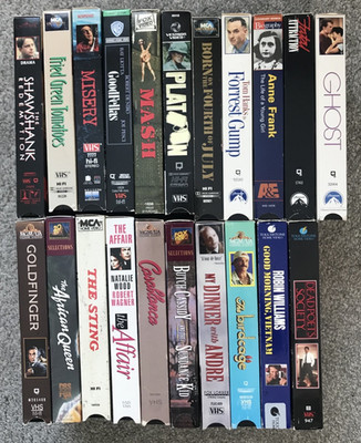 Lot Of 21 VHS Tapes Really Nice!!! Great Titles EXCELLENT CONDITION ...
