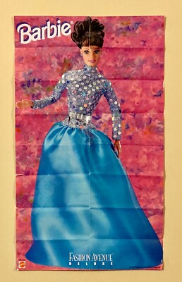 VINTAGE BARBIE POSTER LEAFLET 1998 | eBay
