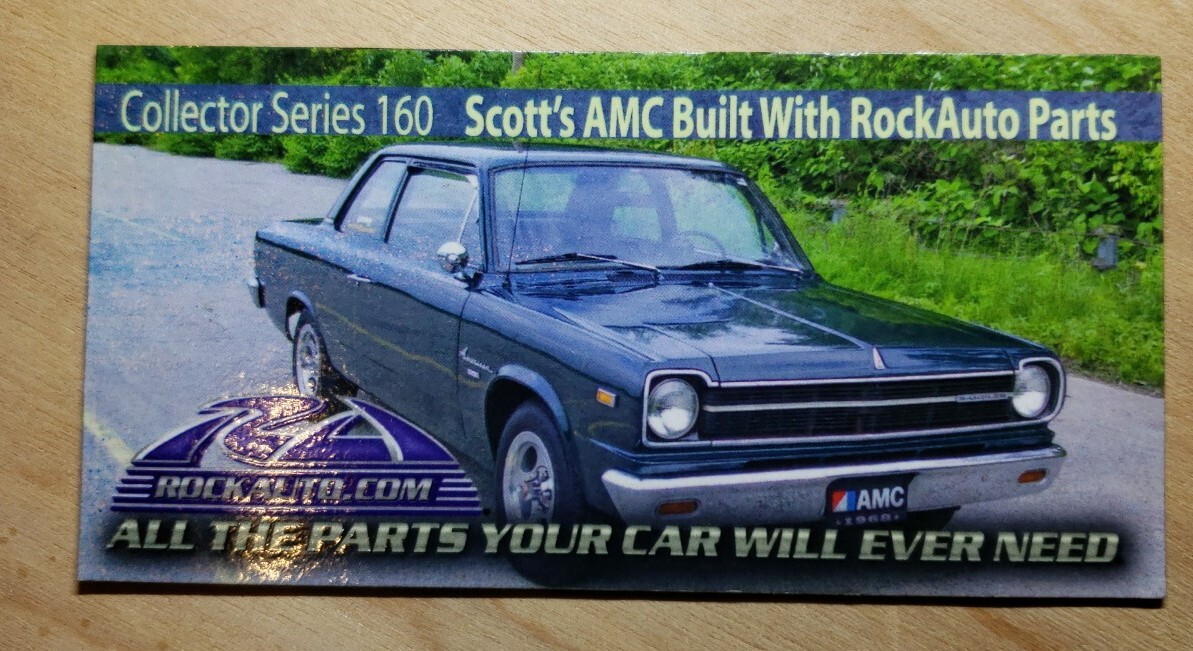 ROCKAUTO COLLECTOR CAR MAGNET #160 Scott's AMC | eBay