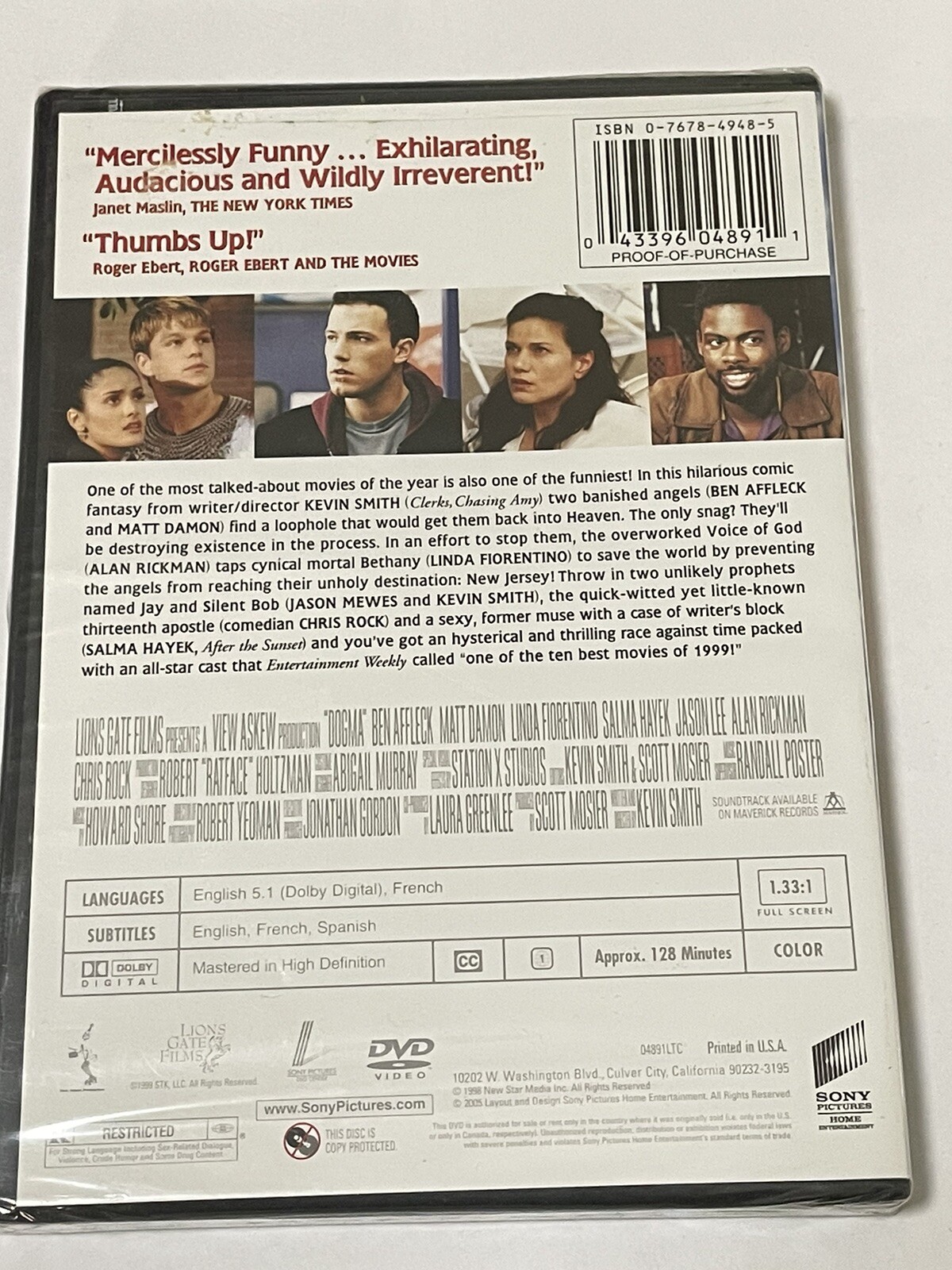 Dogma (DVD, 2000, 1-Disc, Special Edition) for sale online | eBay