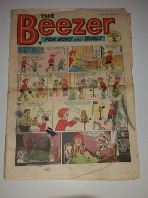 BEEZER #866 19TH AUGUST 1972 D C THOMSON BRITISH WEEKLY COMIC | eBay UK