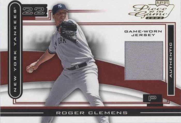 2003 Playoff Piece of the Game - Roger Clemens #POG-81 (MEM) for sale ...