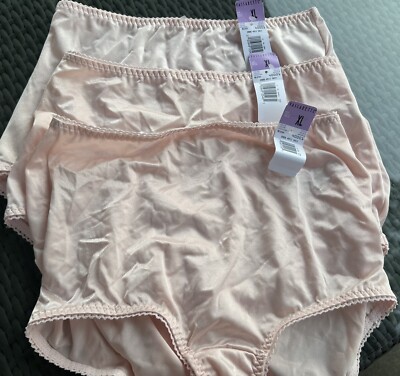 VASSARETTE Under Shapers Light Control Brief Panties XL NWT Lot Of 3 ...