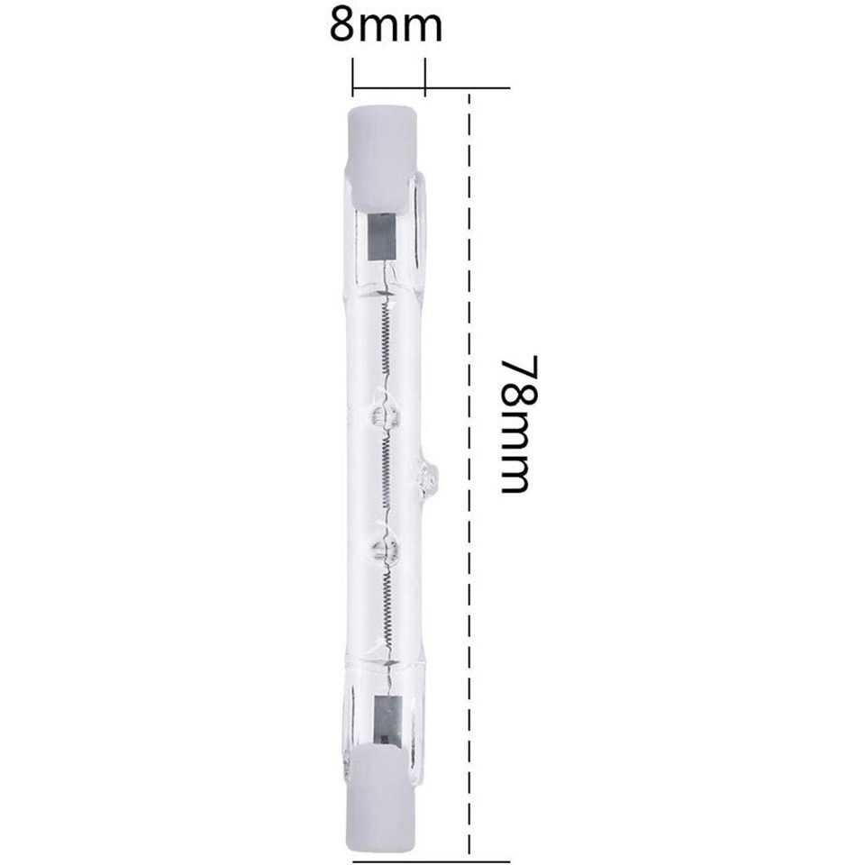 10X J Type 100W 100 Watt T3 120V R7S 78MM Double Ended Bulb Light AJ ...