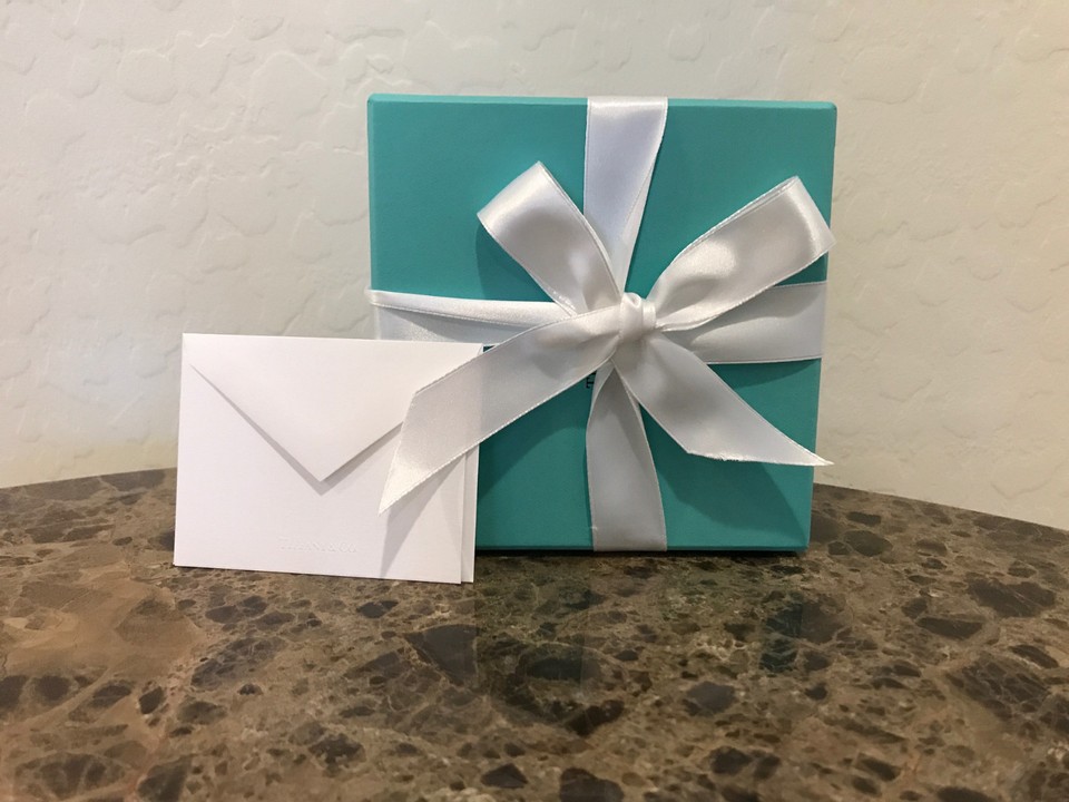 TIFFANY & CO. Empty Blue Stamped BRACELET Case | eBay
