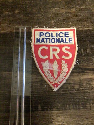 National CRS Police Patch | eBay