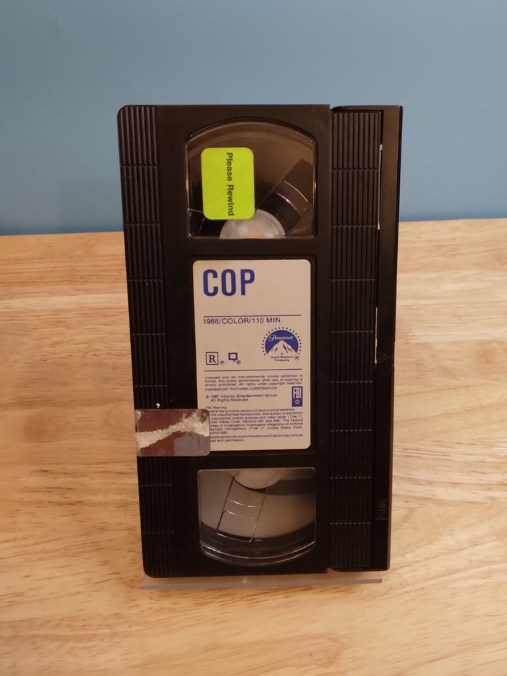 Cop (1988, VHS) James Wood Crime Thriller 31504126590 | eBay