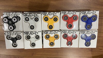 Lot of 60 PCs New 5 Multi-Colored Hand Spinners Fidget Spinners Each ...