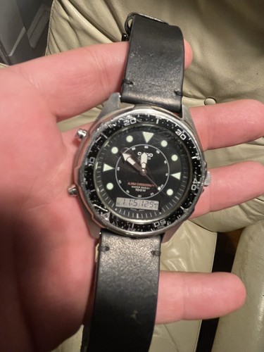 Men's ANALOG-DIGITAL Watch CASIO "Arnie" (2701) AMW-320R. Alarm ...