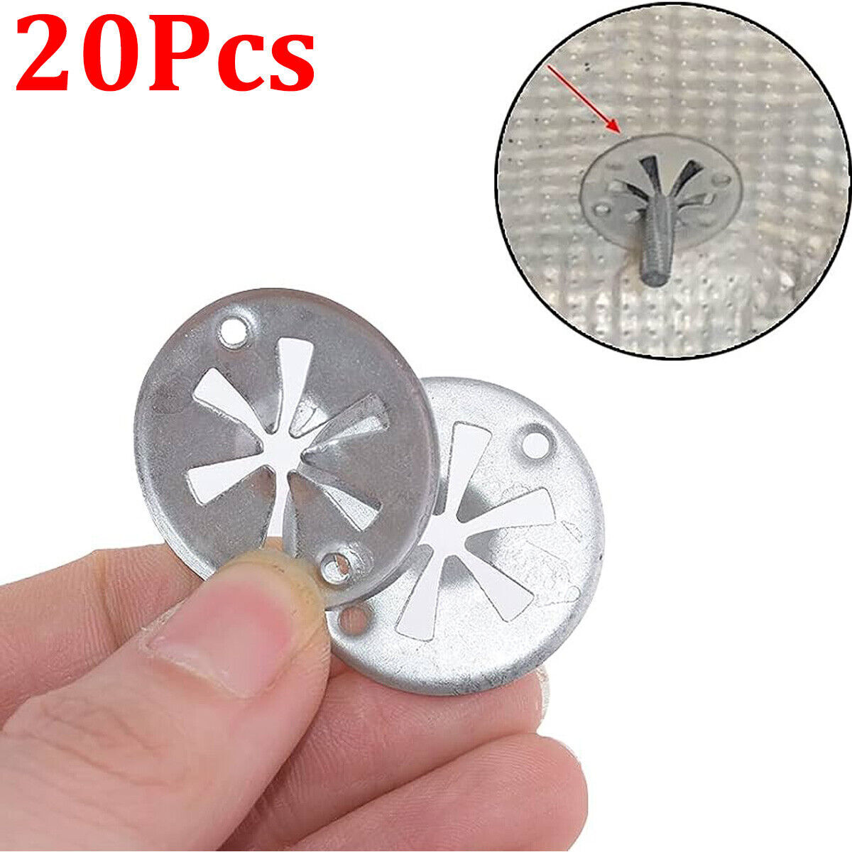 20X Undertray Exhaust Heat Shield Metal Spring Washer Fixing Clip Nut ...