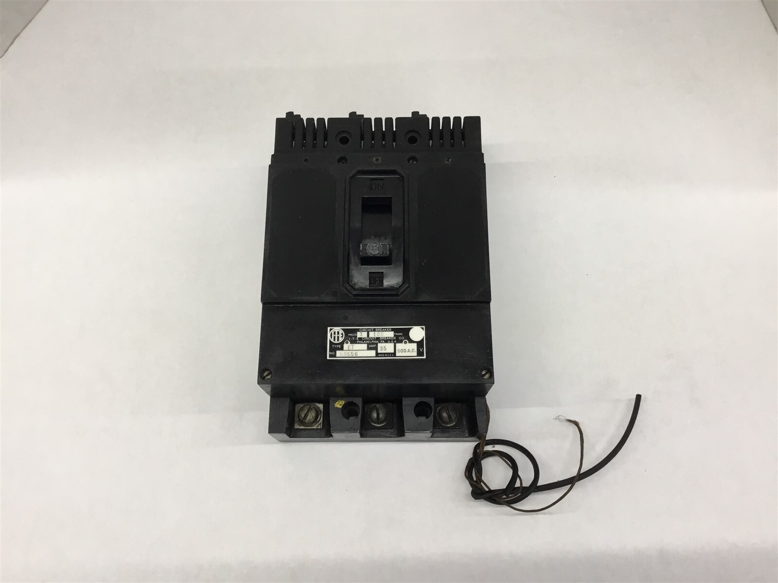 ITE Type ET Circuit Breaker 3P 100 Frame 35Amp 600 A.C. | eBay