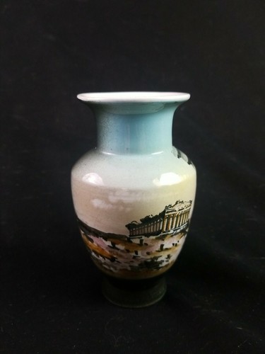 Handmade Acropolis Vase~Kutahia Athens Handemade in Greece Vase 5" Tall ...