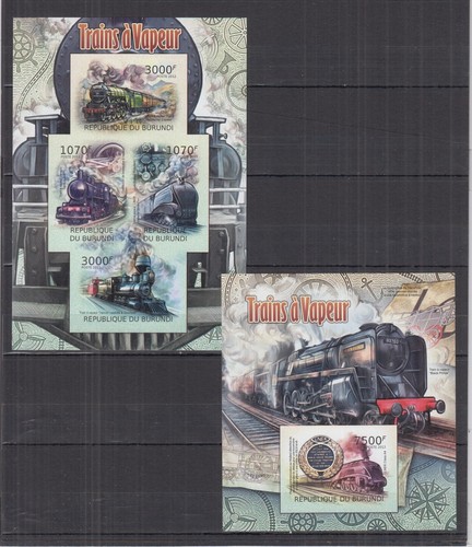 J619. Burundi - MNH - Transport - Trains - Imperf. | eBay