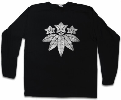MINAMOTO CLAN MON LONG SLEEVE T-SHIRT Shogun Samurai Ninja Japan Banner ...