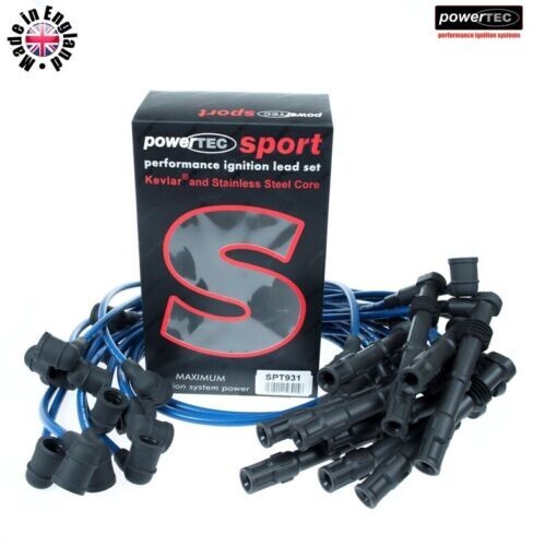 BLUE 8MM PERFORMANCE IGNITION LEADS FITS MERCEDES S SL 600 W140 6.0 ...