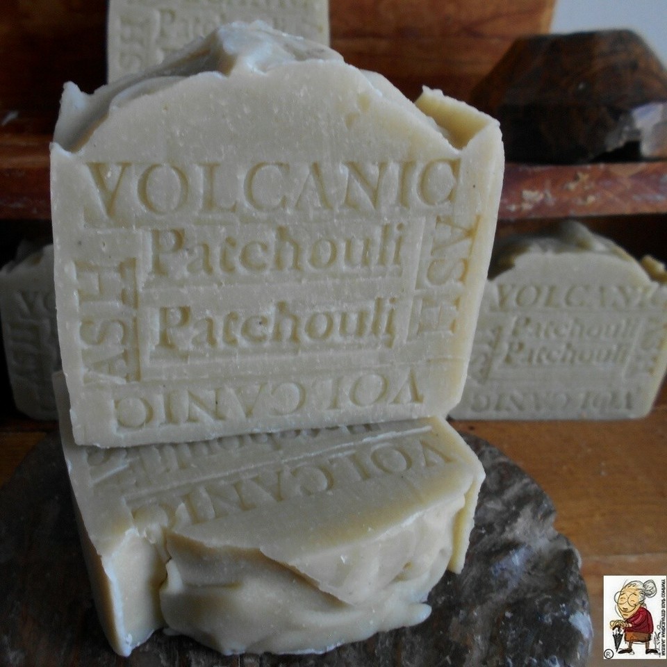 All Natural Artisan Soap Volcanic Ash With Shea Butter and Patchouli 7 ...