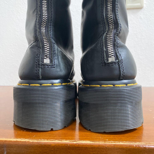 Y's x Dr.Martens 10EYE QUAD leather boots US9 YX-E13-721 Y's x Dr.Martens 10EYE QUAD leather boots US9 YX-E13-721
