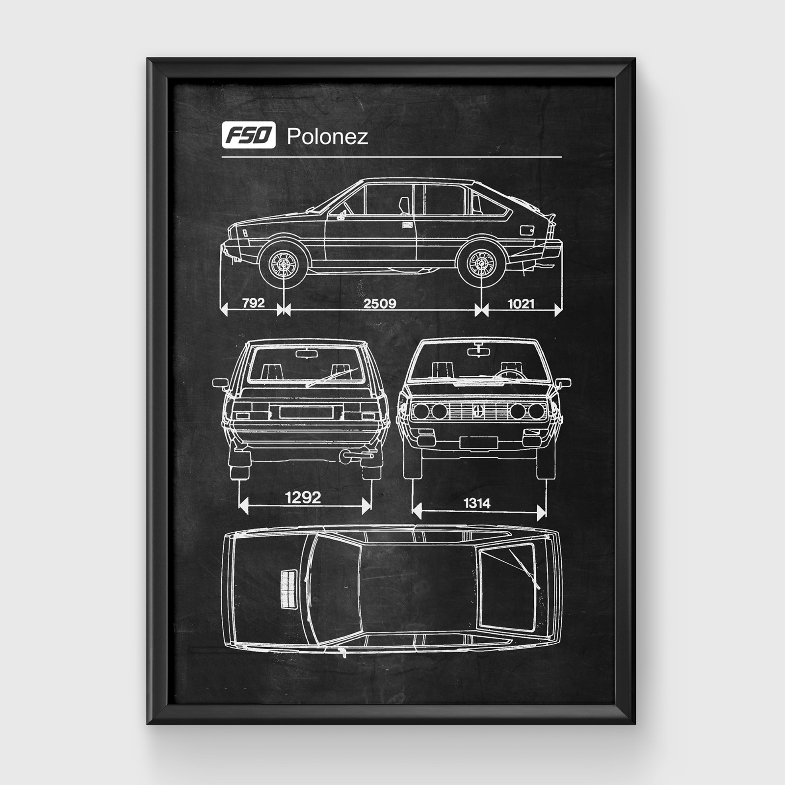FSO Polonez Poster Retro Car Patent Blueprint | eBay UK
