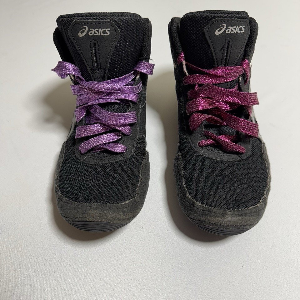 ASICS Matflex Wrestling Shoes Black White Men’s 5 / Women’s 6.5 Unisex ...