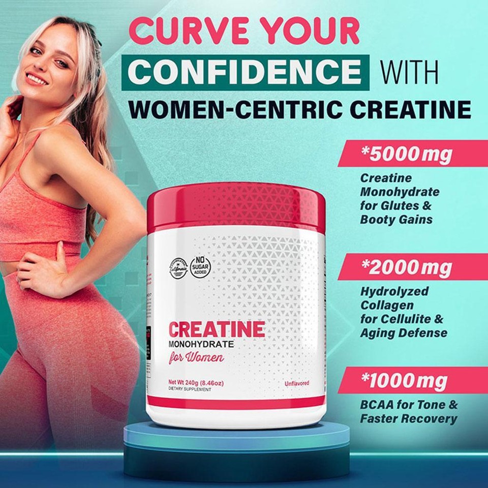 Creatine Powder For Women, Collagen Lean Muscle, Recovery & Energy, Micronize K3 | eBay UK