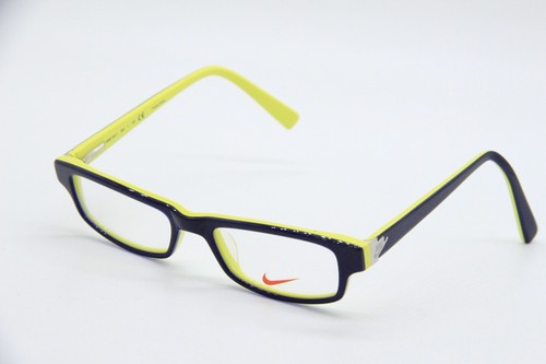 NIKE 5517 404 NAVY YELLOW AUTHENTIC EYEGLASSES FRAMES 48-17 | eBay