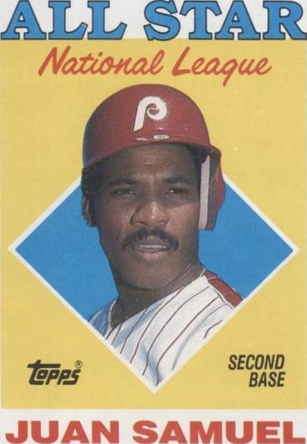 1988 Topps - All Star #398 Juan Samuel for sale online | eBay