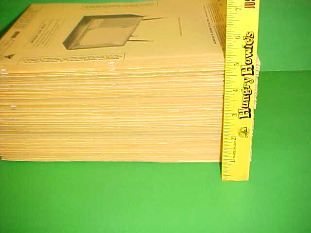 LOT OF 75 SAMS PHOTOFACT 1960's TV TELEVISION SERVICE MANUAL FOLDERS ...