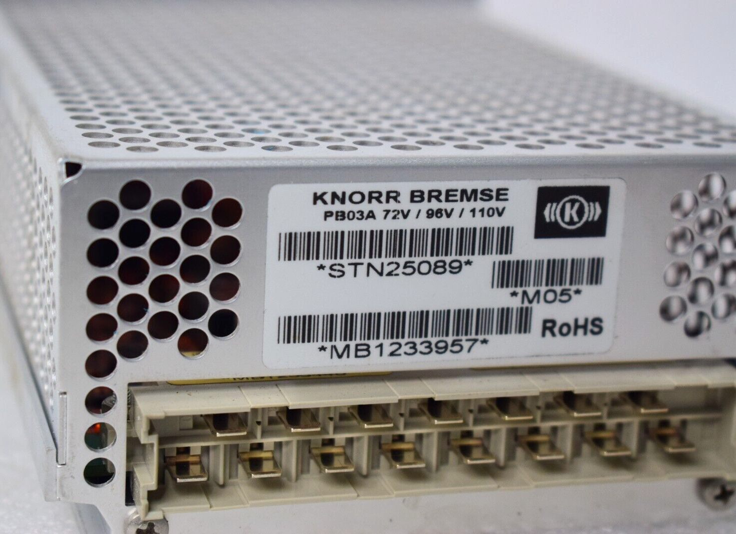 KNORR-BREMSE PB03A CONTROL SYSTEM POWER SUPPLY STN25089 | eBay