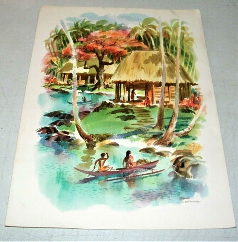 Vintage Matson Lines S S Matsonia Dinner Menu June 3 1959 to Hawaii Ex ...
