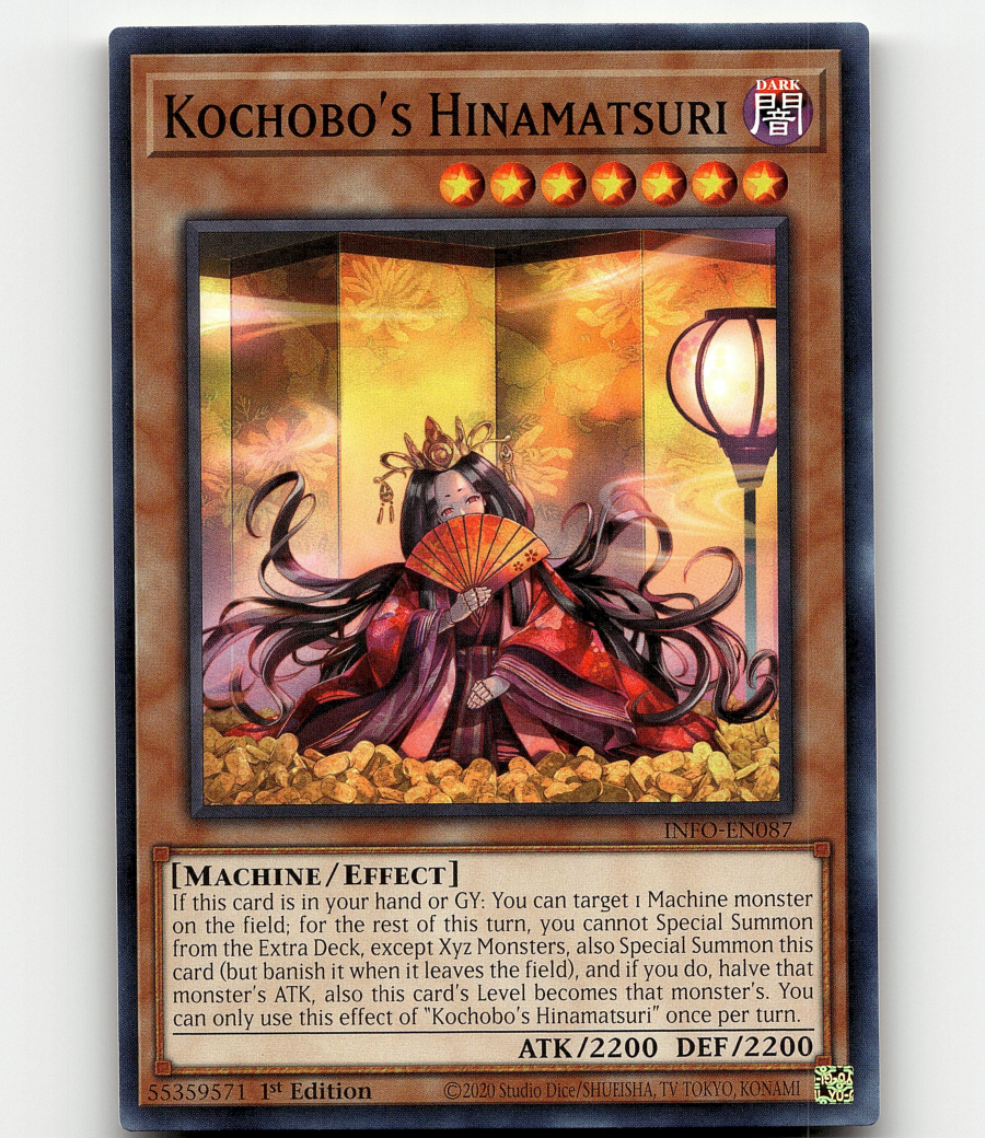 Yugioh Kochobo's Hinamatsuri INFO-EN087 - The Infinite Forbidden | eBay