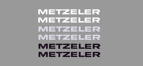Metzeler Horizontal fork vinyl sticker / decal pair to suit motorbikes ...