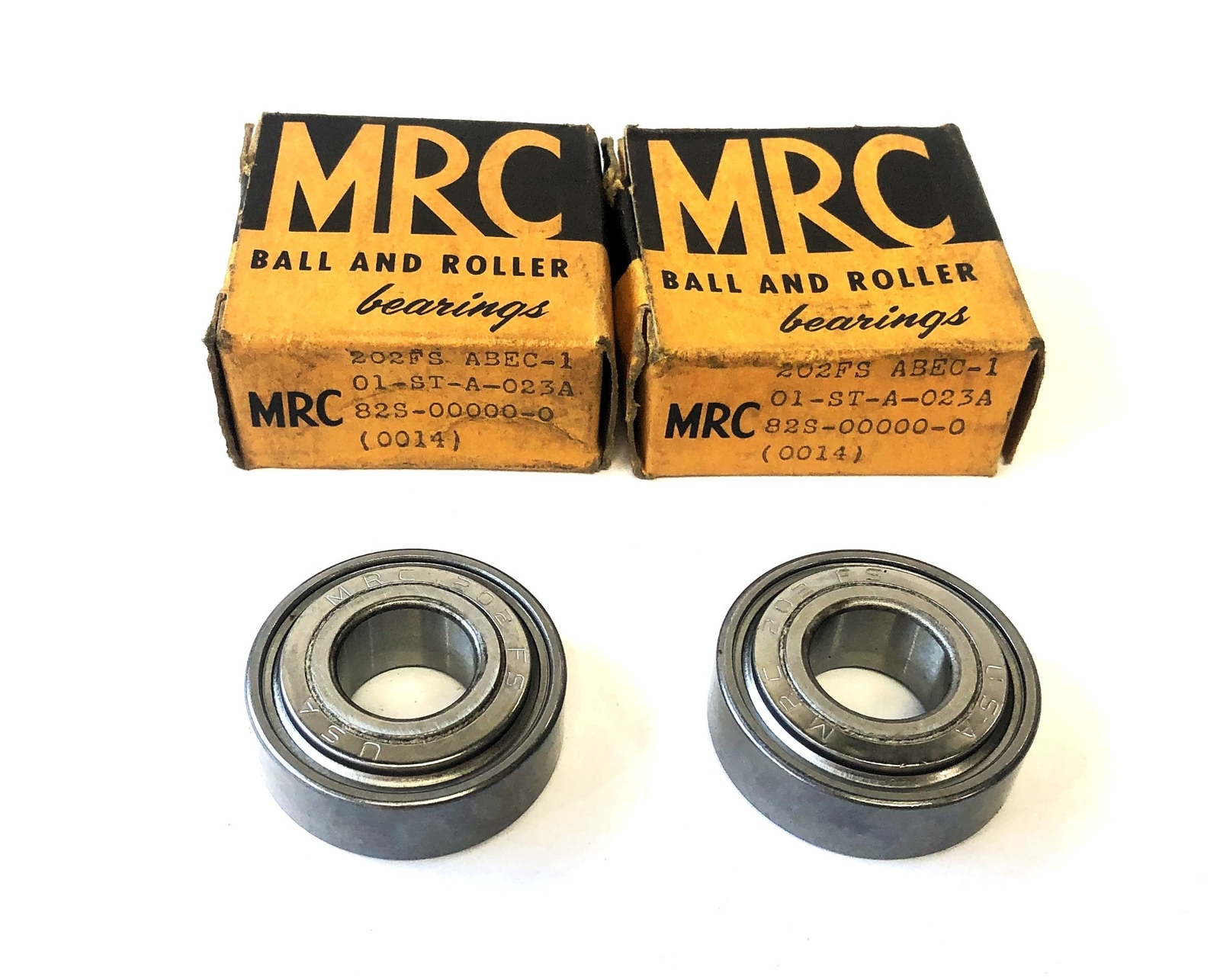 MRC ABEC 1 Shielded Ball Bearing 202FS [Lot of 2] NOS | eBay