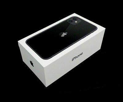 Original empty box for APPLE iPhone 11 64GB Black - With Charging Cable ...