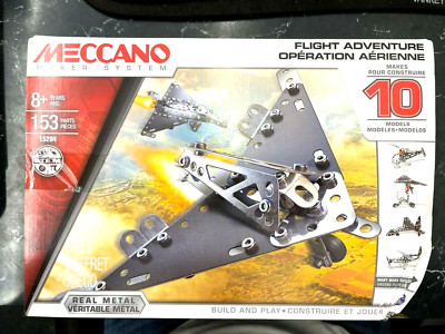 Meccano maker system- flight adventure, metal construction kit | eBay