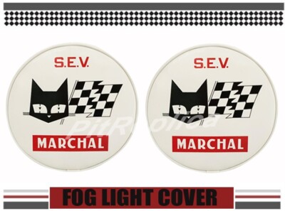 S.E.V. MARCHAL 880 882 889 PADDED SPOT FOG RALLY LIGHT COVER Dia. 7inch ...