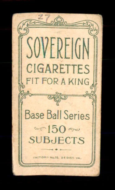 1909 T206 FRANK OWEN CHICAGO AMER. LOWER GRADE SOVEREIGN BACK 559474 | eBay